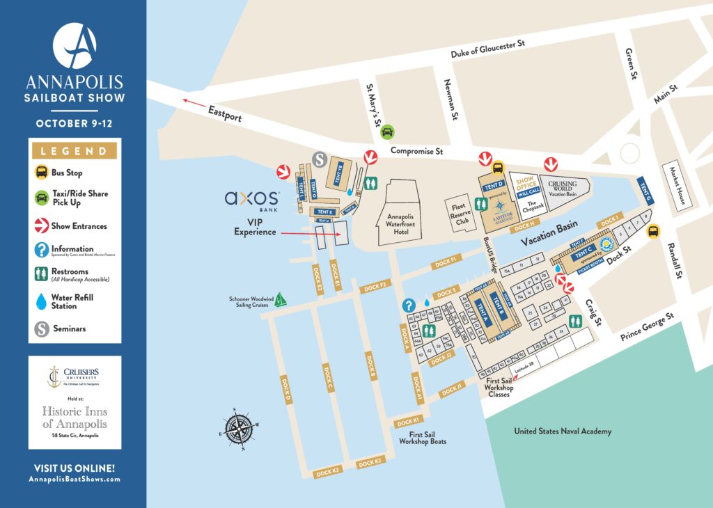 Show Map – Annapolis Boat Shows